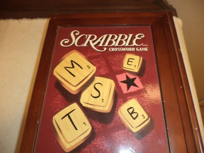 Scrabble Game Wood Box Vintage Game | eBay