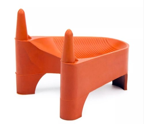 Football Rubber Kicking Kick- Off Tee 2" Orange New | eBay