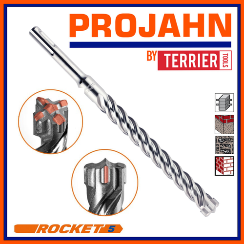 Projahn Rocket 5 Hammer Drill Bit SDS-Plus Steel Shank 830004 Series ...