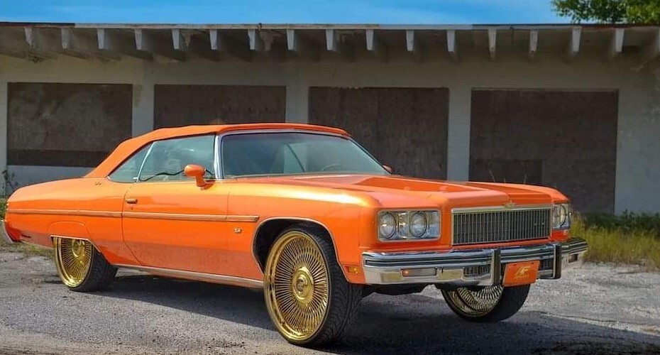 1974 1975 chevrolet caprice Round Glass LED Headlight Set of 4 Donk | eBay