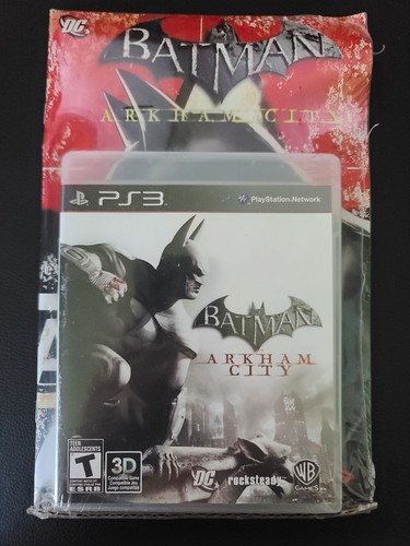 PS3 PlayStation 3 Batman Arkham City Bundle DC Rocksteady w/Comic Book ...