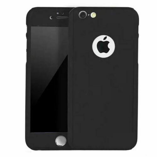 Hard Case Cover with Full Body Protective Tempered Glass For iPhone 7 8 ...