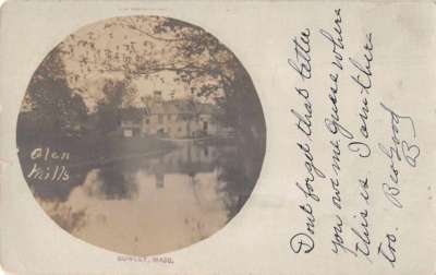 Rowley Massachusetts Glen Mills Scenic View Real Photo Antique Postcard ...