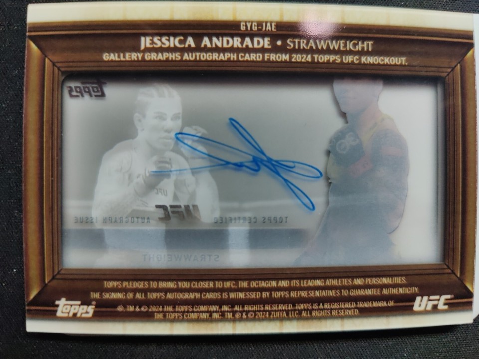 Jessica Andrade - 2024 Topps UFC Knockout Gallery Graphs #GYG-JAE 🇧🇷 | eBay