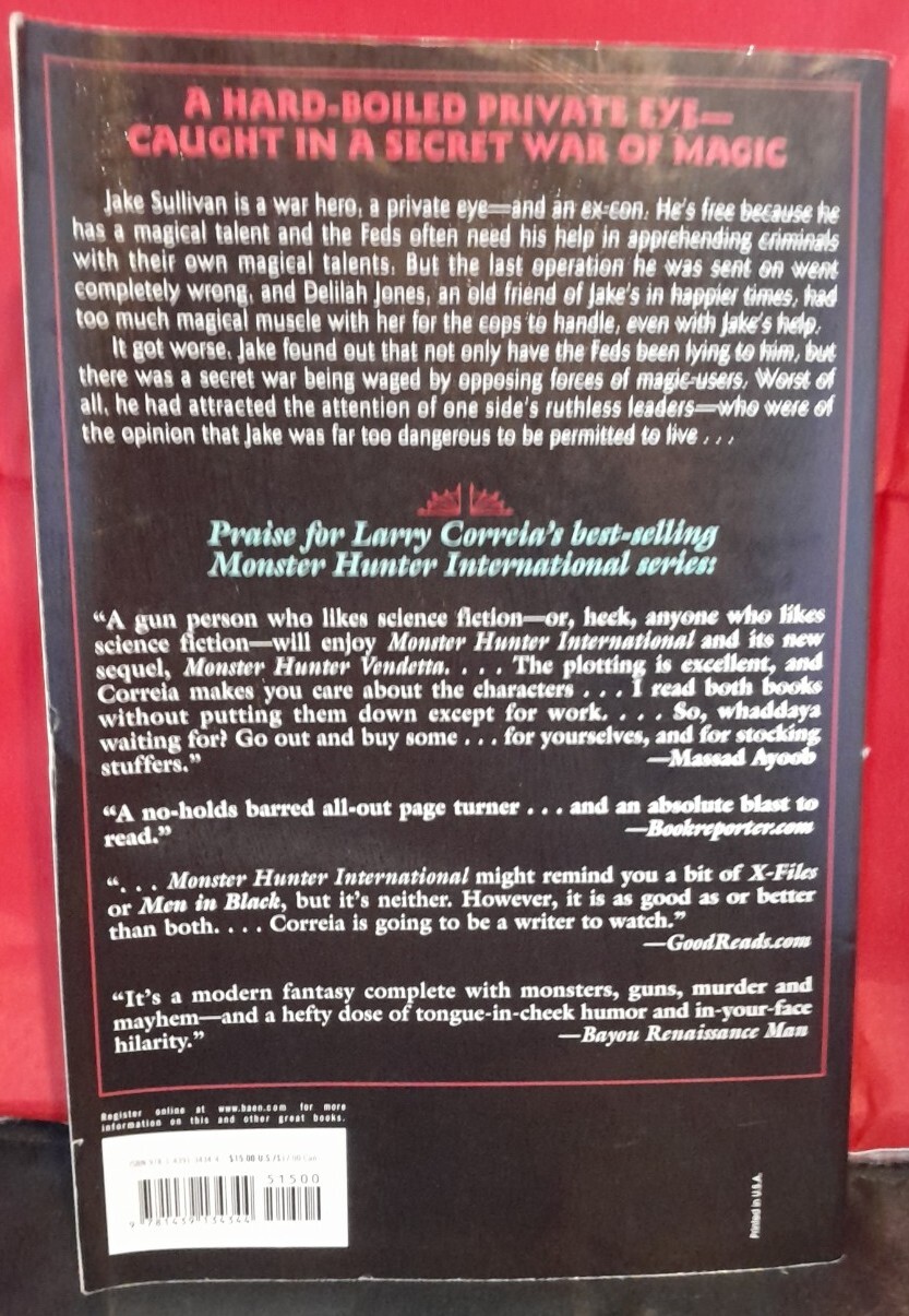 Hard Magic Book 1 of the Grimnoir Chronicles by Larry Correia, Best ...