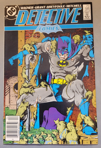 Detective Comics #585 1988 Key Issue Newsstand 1st Ratcatcher Fire ...
