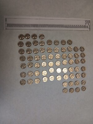 Jefferson Nickels 1967-2003 P & D Circulated 69 Coins | eBay