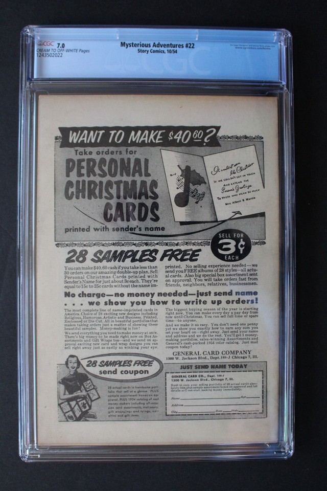 Mysterious Adventures #22 Pre-Code Horror Andru 1954 Cinderella ...