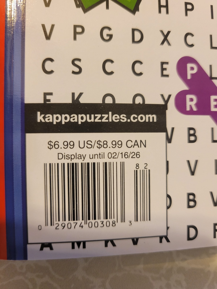 Kappa Word Find Search-A-Word Puzzle Books -Lot of 2- Over 322 Puzzles ...