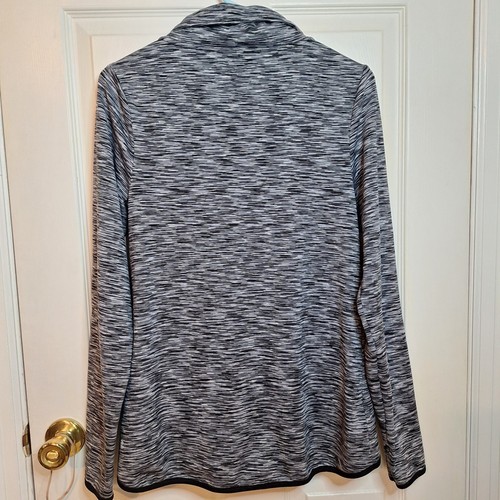 C9 By Champion Grey Black Space Dye Full Zip Activewear Sweatshirt ...