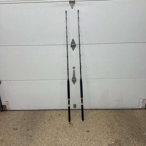 Two Captain Harry’s Deep Sea Fishing Rods 5’ 6” Top And Bottom Roller ...
