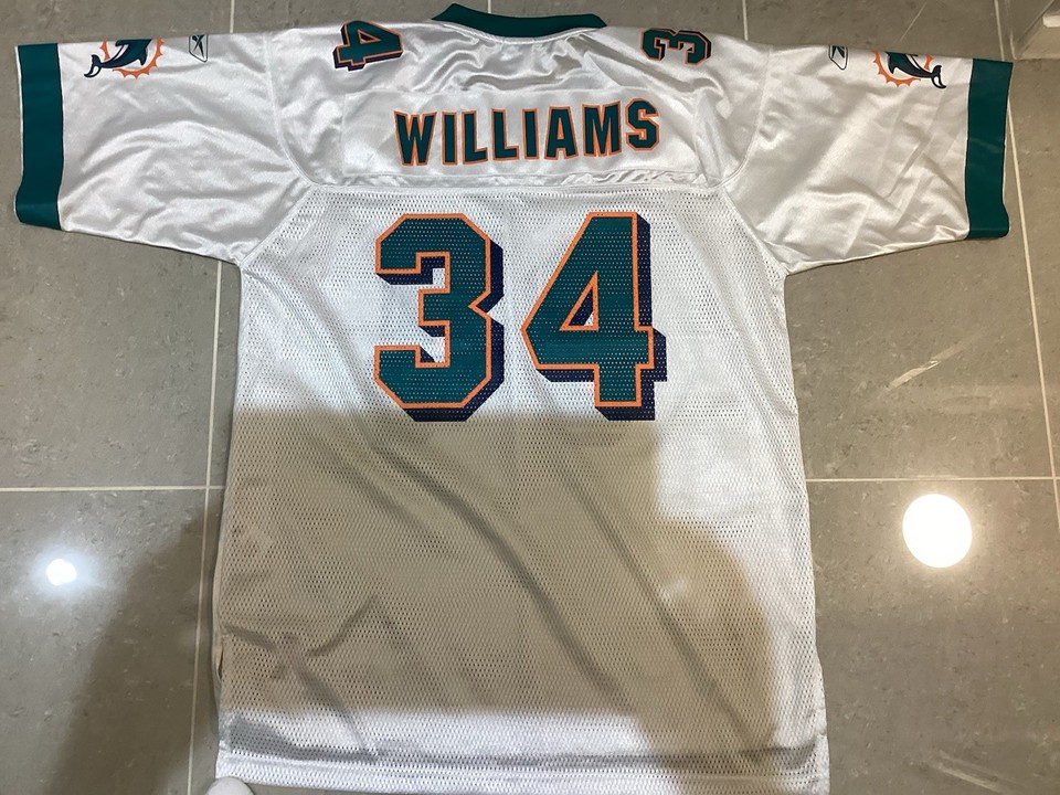 NFL Reebok Ricky Williams Miami Dolphins Jersey Mens L #34 | eBay