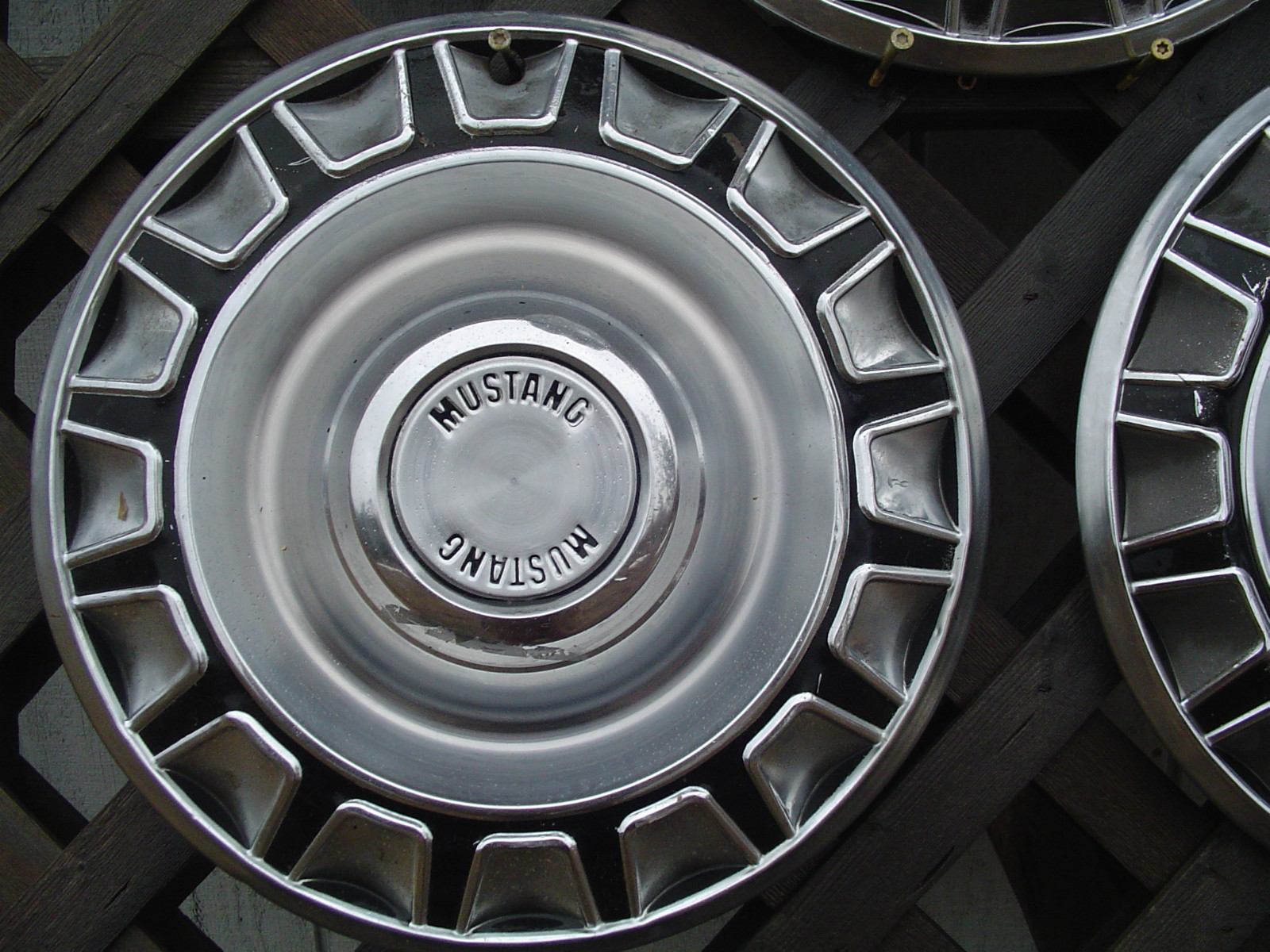 VINTAGE 1970 FORD MUSTANG HUBCAPS WHEEL COVERS CENTER CAPS FOMOCO ...