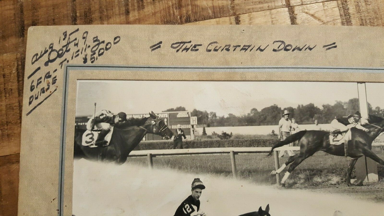 VINTAGE "Winner's Circle" Horse Racing Photo - Aug 13, 1949 "CHILDERIC ...