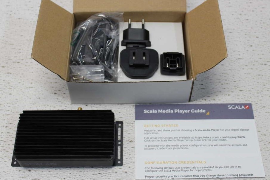 Scala PICO PC Media Player–L digital signage 1080p single-zone HTML5 ...