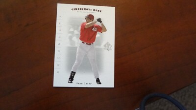 2001 UPPER DECK SP AUTHENTIC # 87 SEAN CASEY BASEBALL CARD | eBay