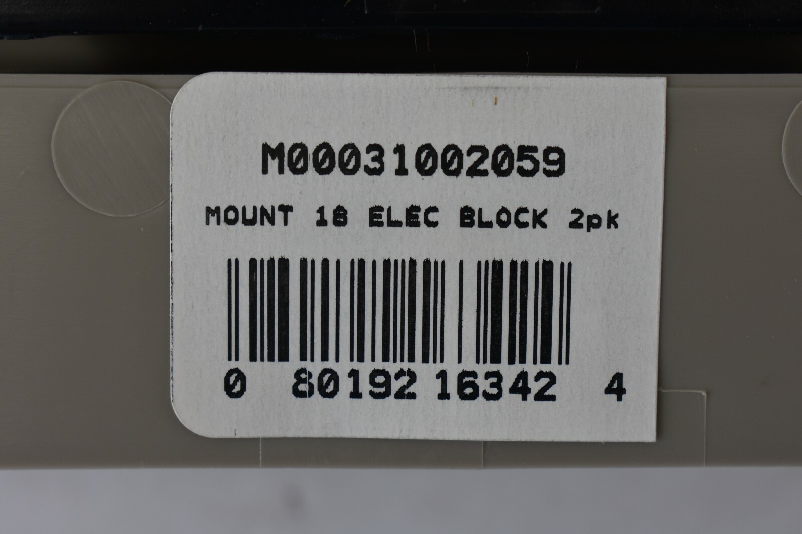 Mid-America Vinyl Electrical Mounting Block - Standard 059 Graystone ...