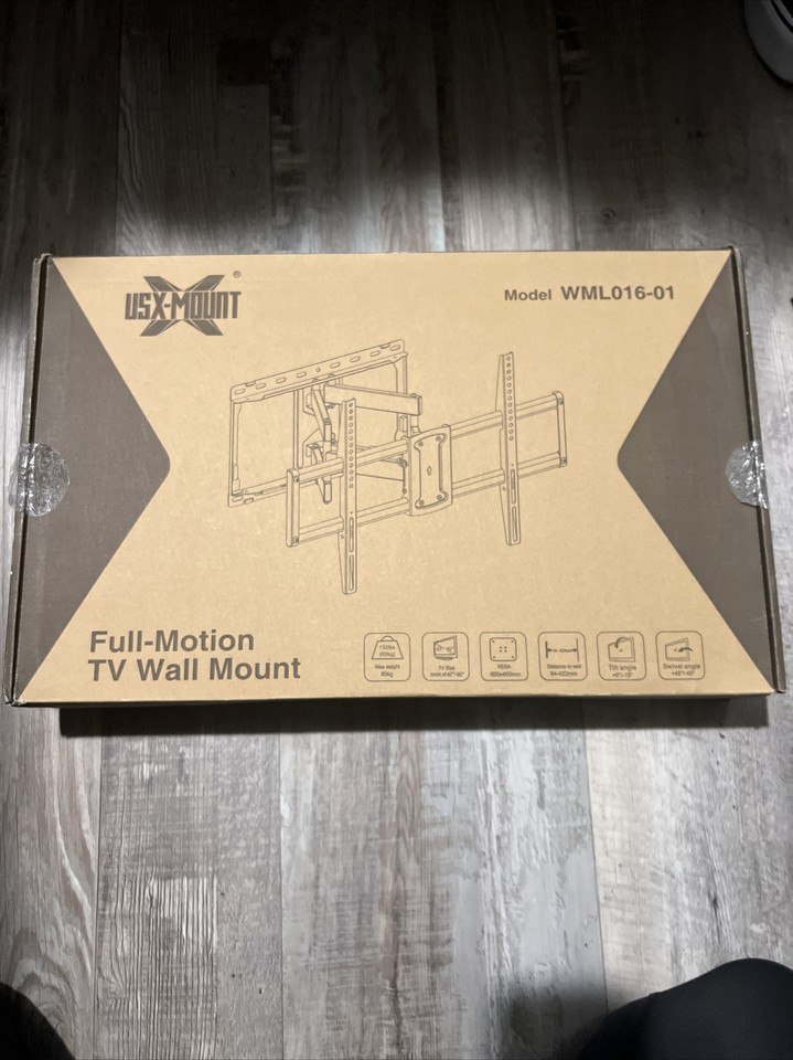 USX-MOUNT Full Motion TV Wall Mount for Most 47-90 Inch TVs Model ...