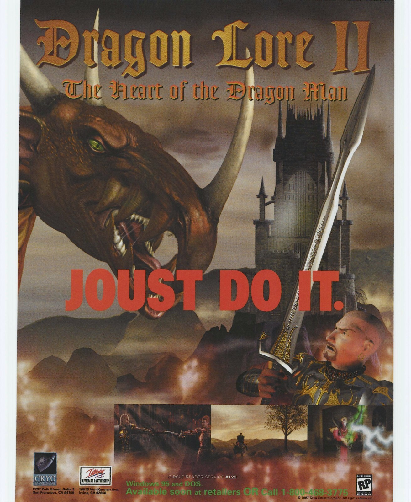 Dragon Lore II: The Heart Of The Dragon Man Print Ad/Poster Art PC Big ...