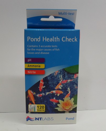 NT Labs Pond Health Check Water Test Kit - Nitrite, pH and Ammonia Koi ...