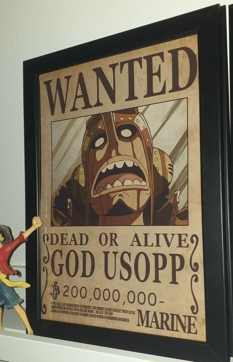 One Piece Usopp Wanted Poster