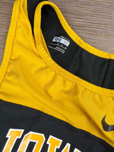 Nike Iowa Hawkeyes Team Issued Track & Field Tank Speedsuit Singlet Men ...