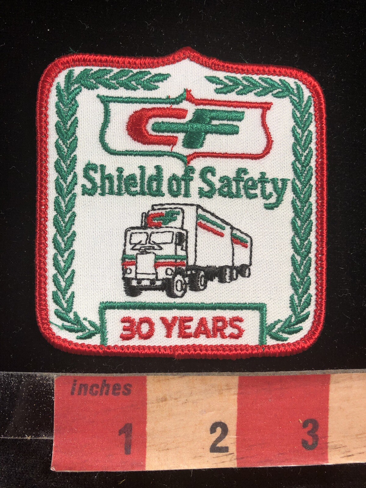 CF CONSOLIDATED FREIGHTWAYS Driver Shield Of Safety 30 Years Trucker ...