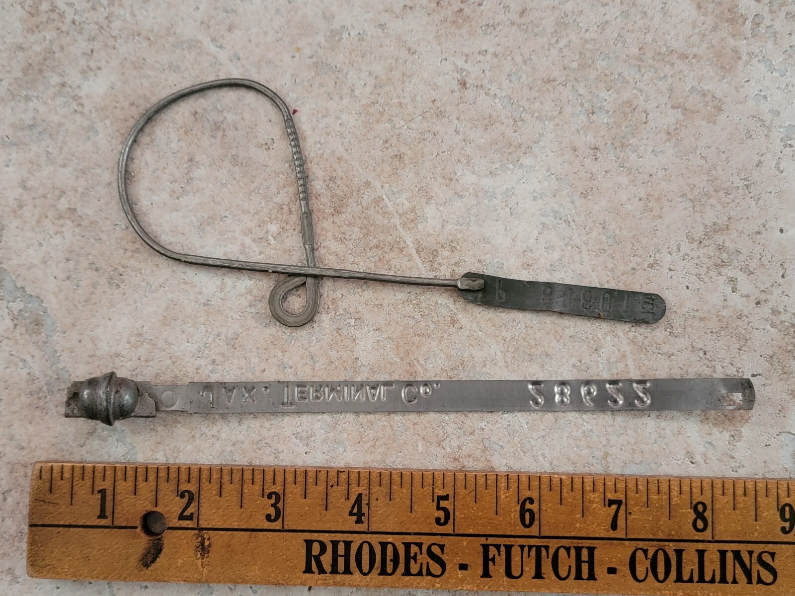 Vintage ACL Jacksonville Terminal Company Railroad Tag Atlantic Coast ...