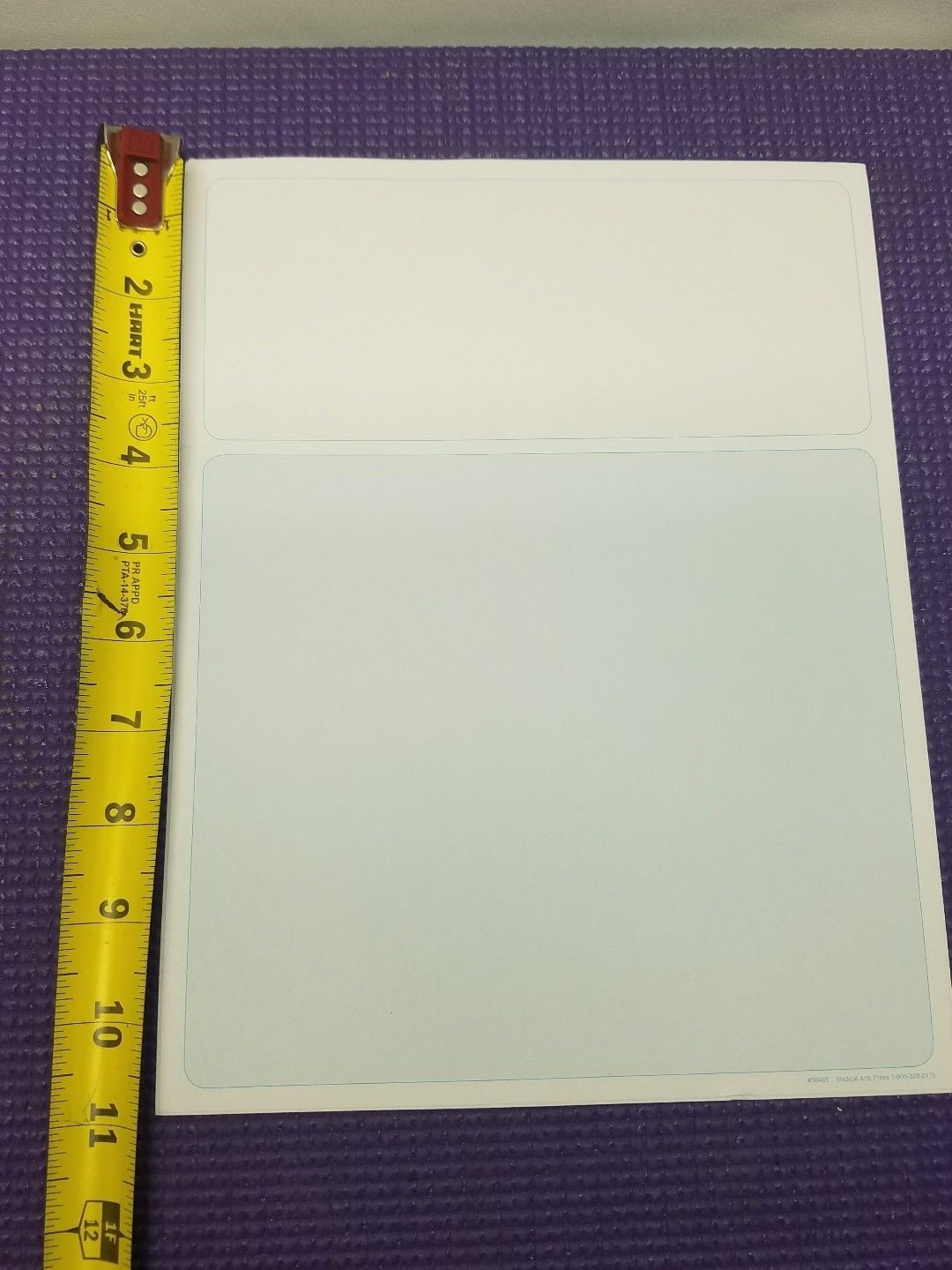 Laser Statement Paper 30465A w/ Perforation - Blue - 500 | eBay