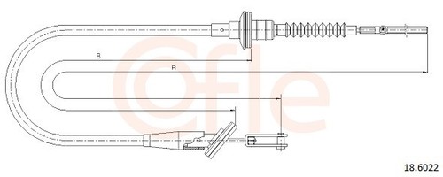 COFLE Cable De Embrague Compatible Para Nissan Pixo UA0 | eBay