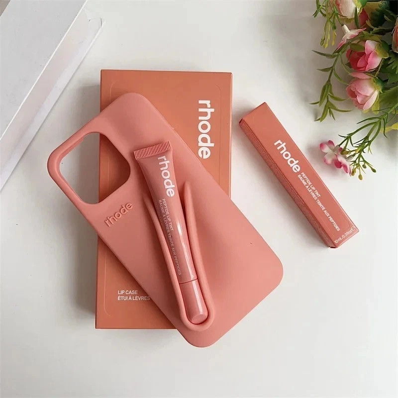 Rhode Lip Tint Phone Cases WITH Lipgloss Set IPhone 17 16 15 14 13 12 ...