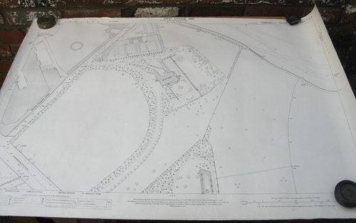 1895 Ordnance Survey Office Town Street Plan- Edinburgh St Leonards Map ...