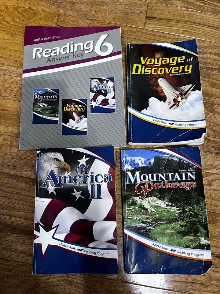 4 - ABeka 6th Grade Readers Books + Answer Key Pathways, Discovery, Of America | eBay