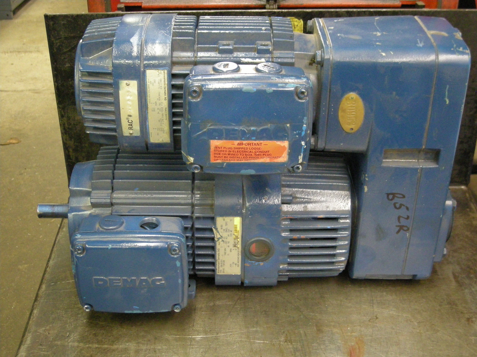 Mannesmann Demag Dual Microspeed Gearbox FG06-B3-U0-H1-F1 | eBay
