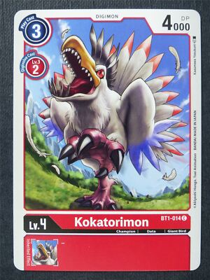 Kokatorimon BT1-014 C - Digimon Cards #TE | eBay UK