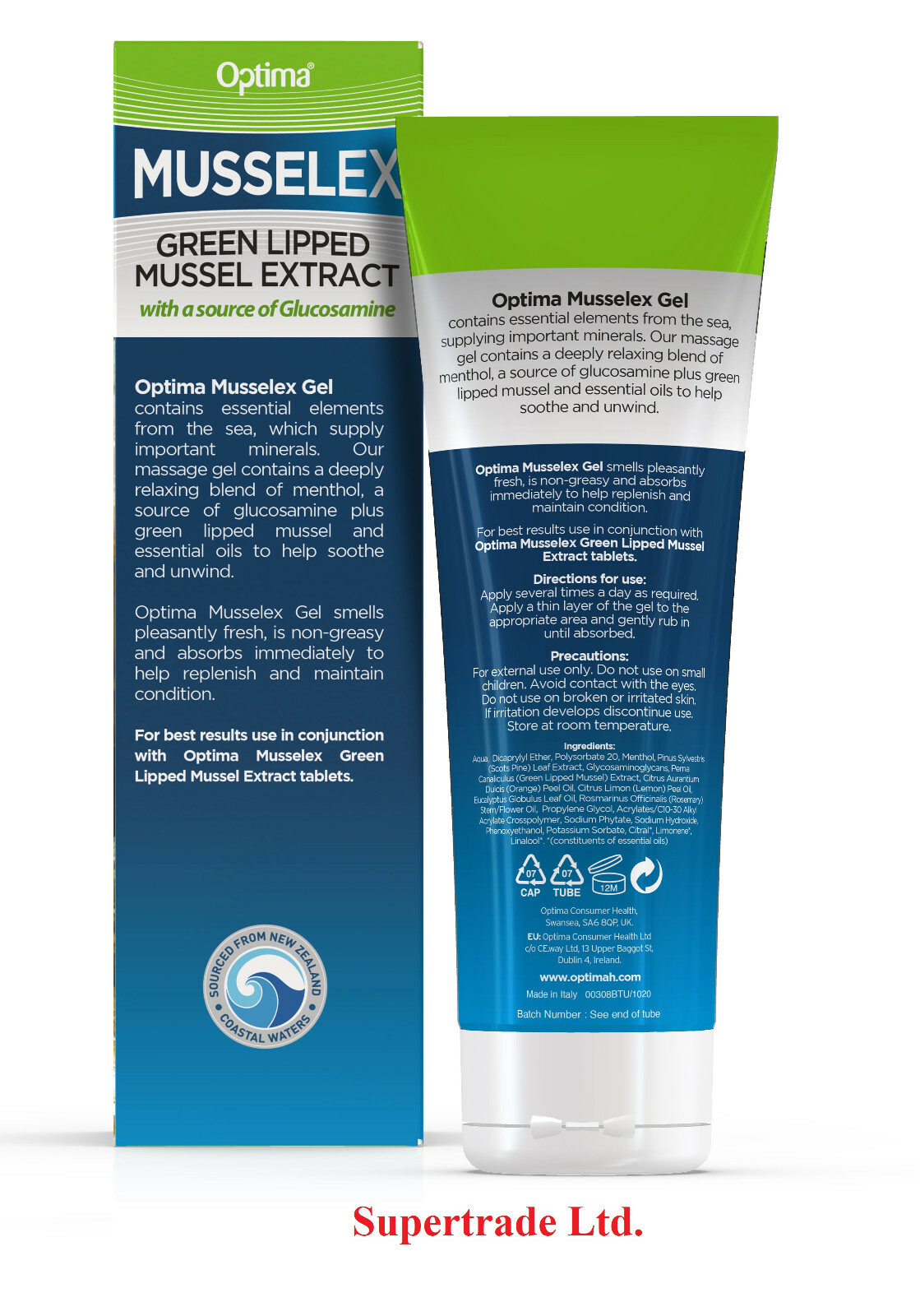 Musselex Gel For Tissue & Joint Massage With Glucosamine Musselflex ...