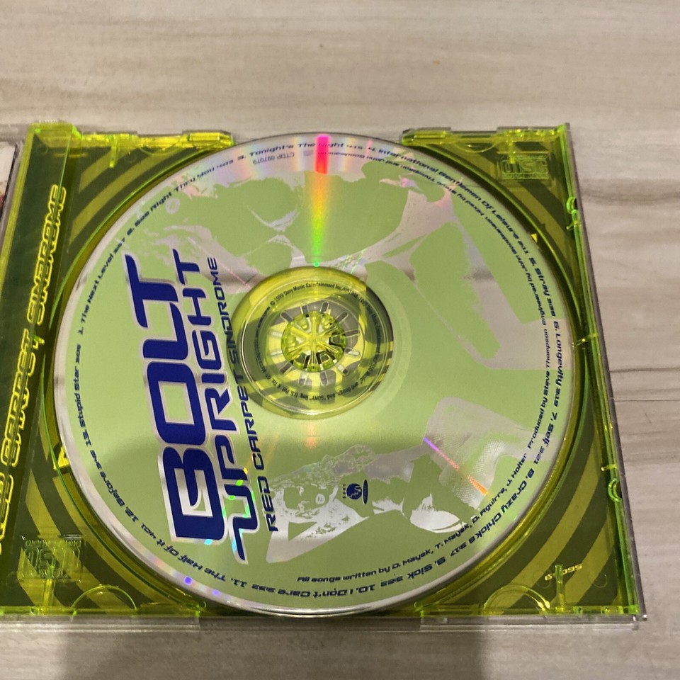 Bolt Upright - Red Carpet Sindrome CD 1999 Sony Disc Unplayed ...