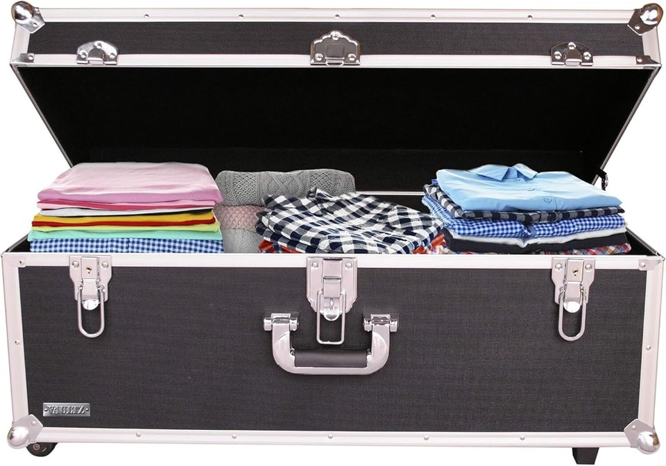 Vaultz Storage Trunk - XL Locking Trunks for Storage - Lockable Chest ...