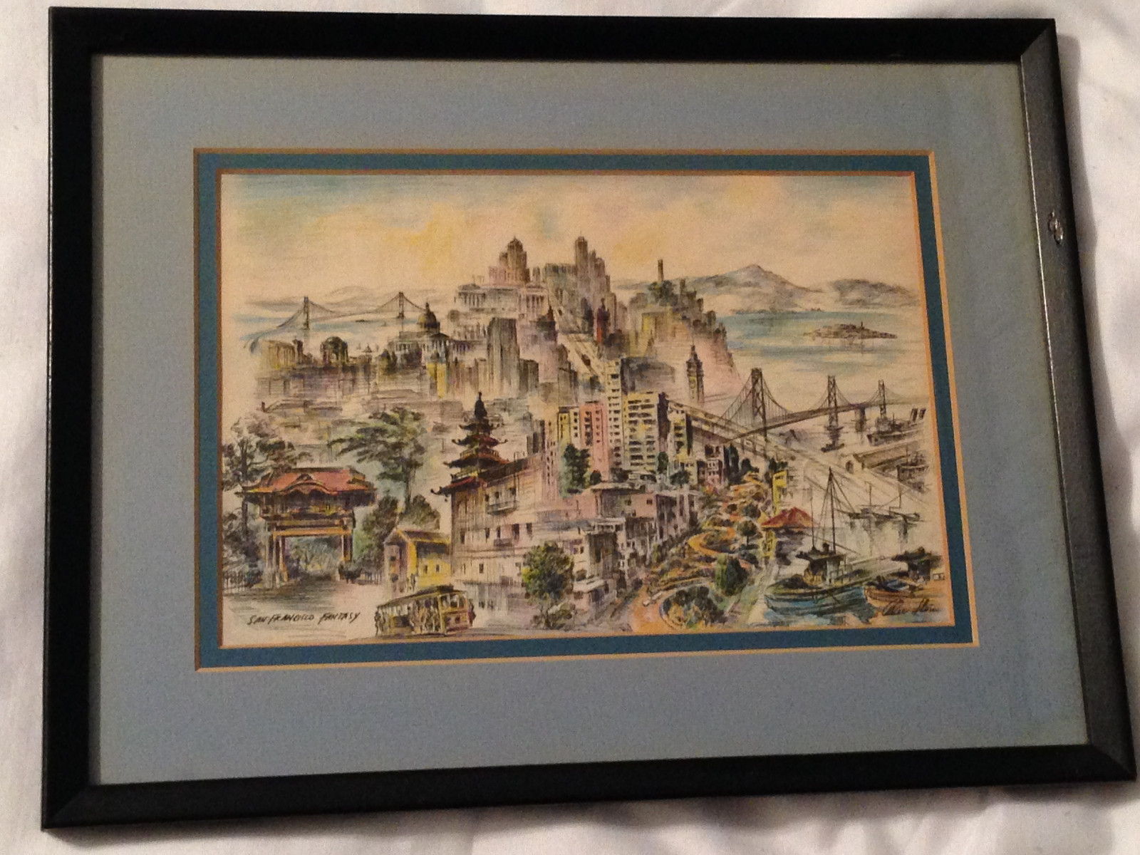 Alec Stern San Francisco Fantasy Etching | eBay