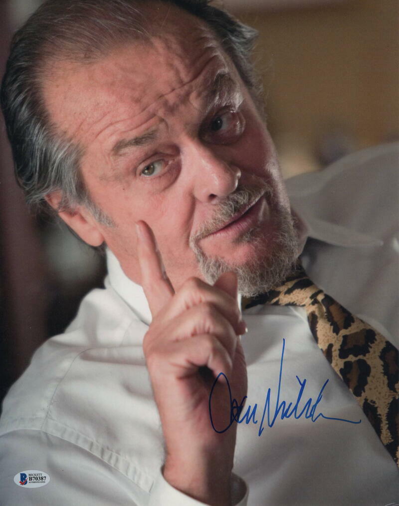 JACK NICHOLSON SIGNED AUTOGRAPH 11x14 PHOTO - THE SHINING, THE DEPARTED ...