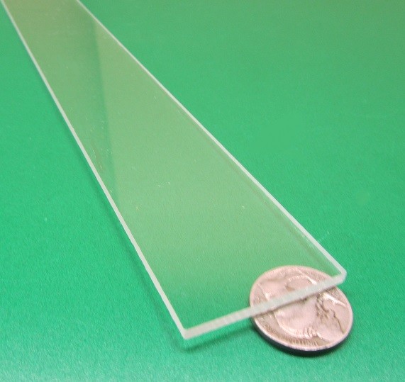 Polycarbonate Clear Bar 1/8" (.118") Thick X 1.50" Wide X 48" Long, 4 ...