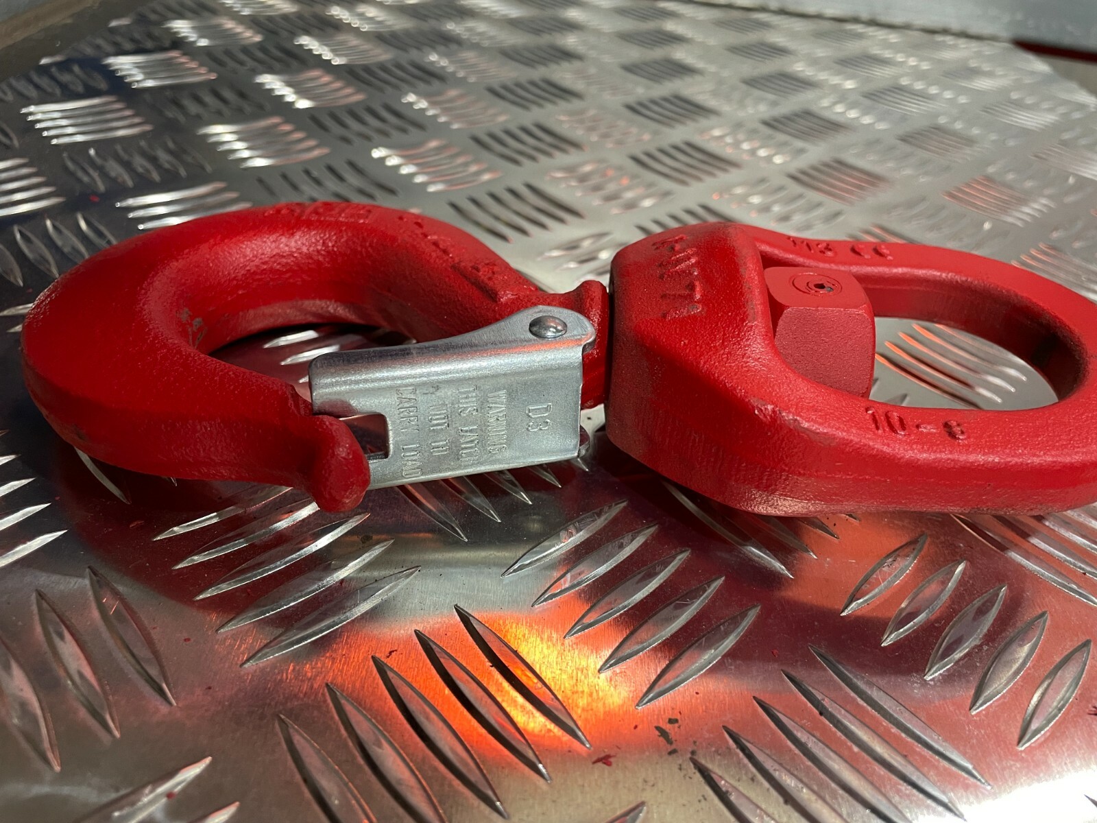 PREMIUM QUALITY Crane 2T Lifting / Swivel Hook PM Fassi Palfinger Hiab ...