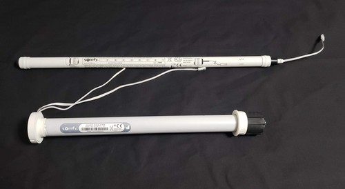 Somfy Roll Up 28 RTS Motor 1002481C with Reloadable Battery Wand ...