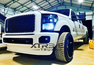 2011-2016 Ford F250 F350 Super Duty Painted Rivet Mesh Grille For Ford ...