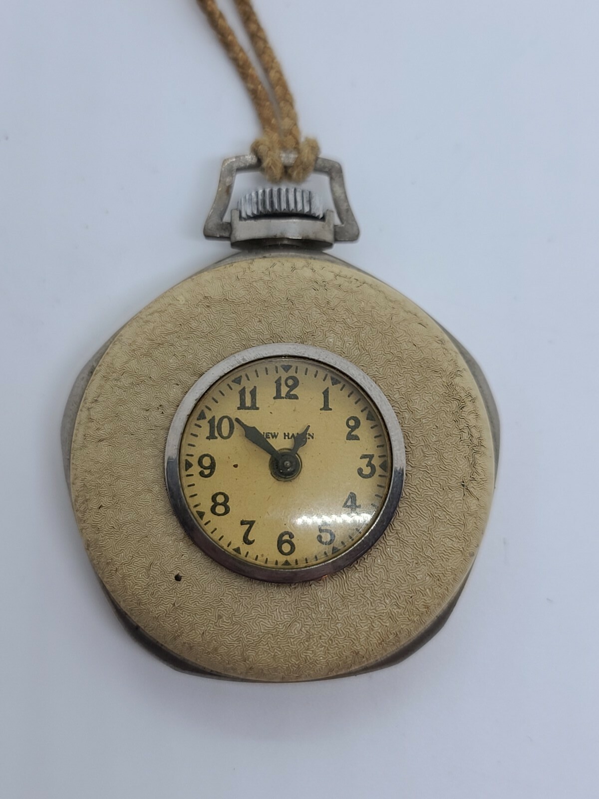 Vintage Working NEW HAVEN Pentagon Deco Small Dial Pocket Watch, Made ...