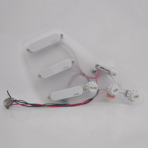 SSS Acrylic Prewired Loaded Pickguard Active Single Coils Pickups Set ...
