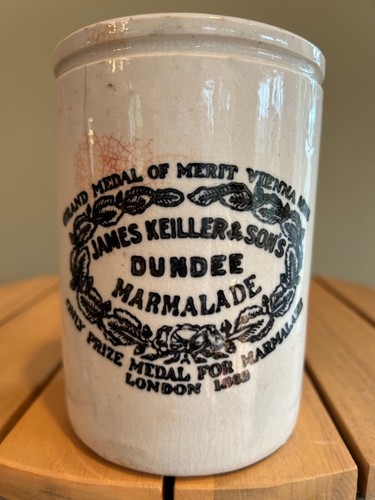 james keiller & sons antique marmalade pot 2# jar dundee ironstone | eBay