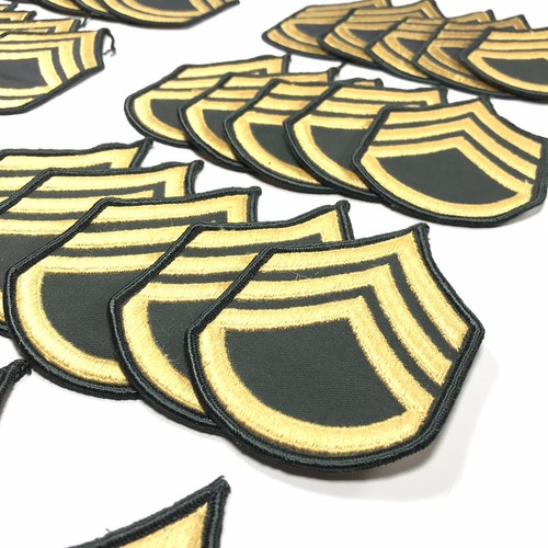 33 pcs US Army Staff Sergeant Patches Chevrons Ranks (2 Different ...