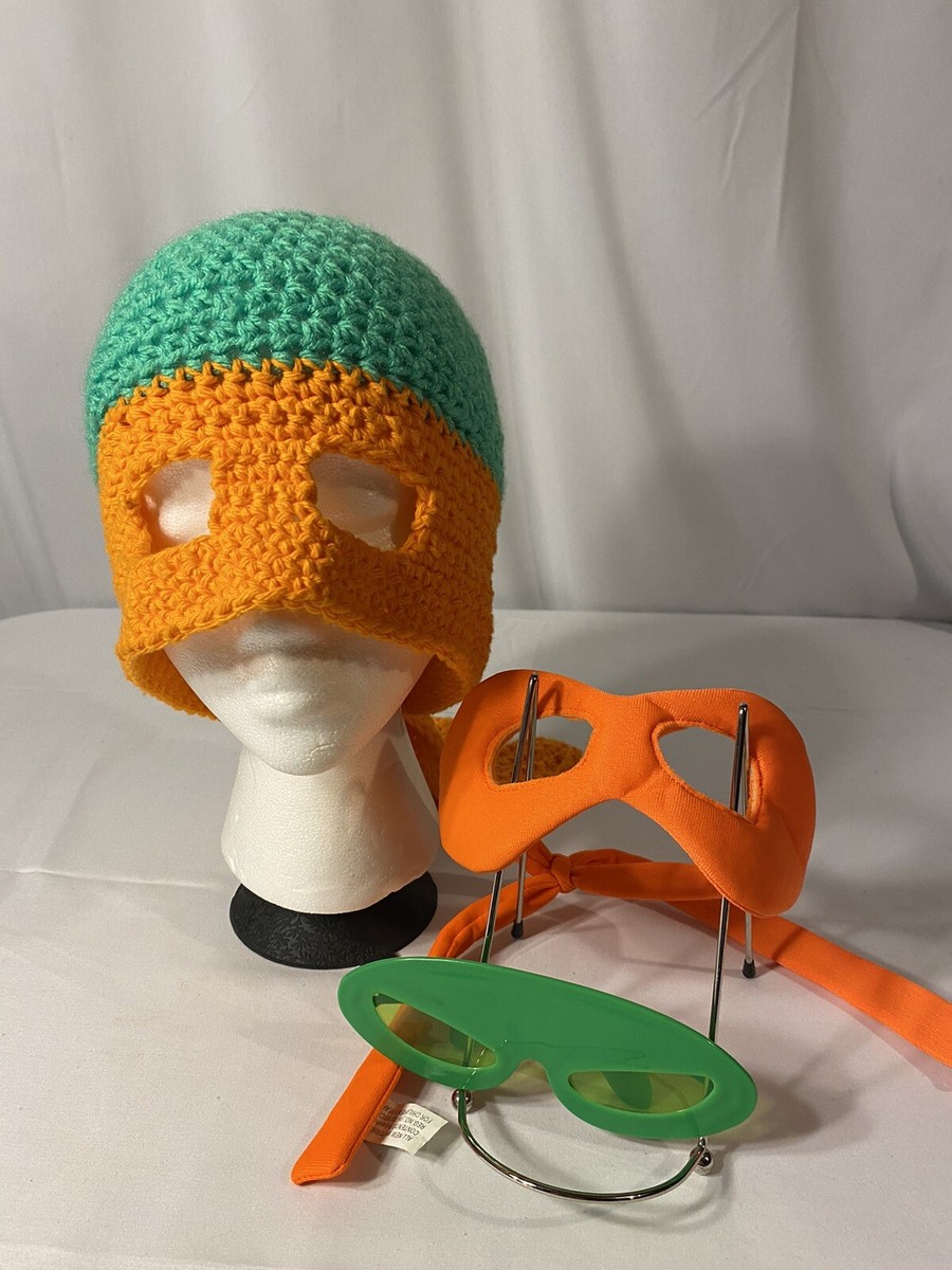 Orange Ninja Turtle Mask