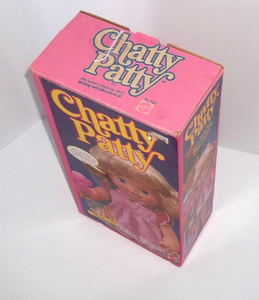 Mattel Chatty Patty Doll Mint Unused in Beautiful Box 1983 Complete ...